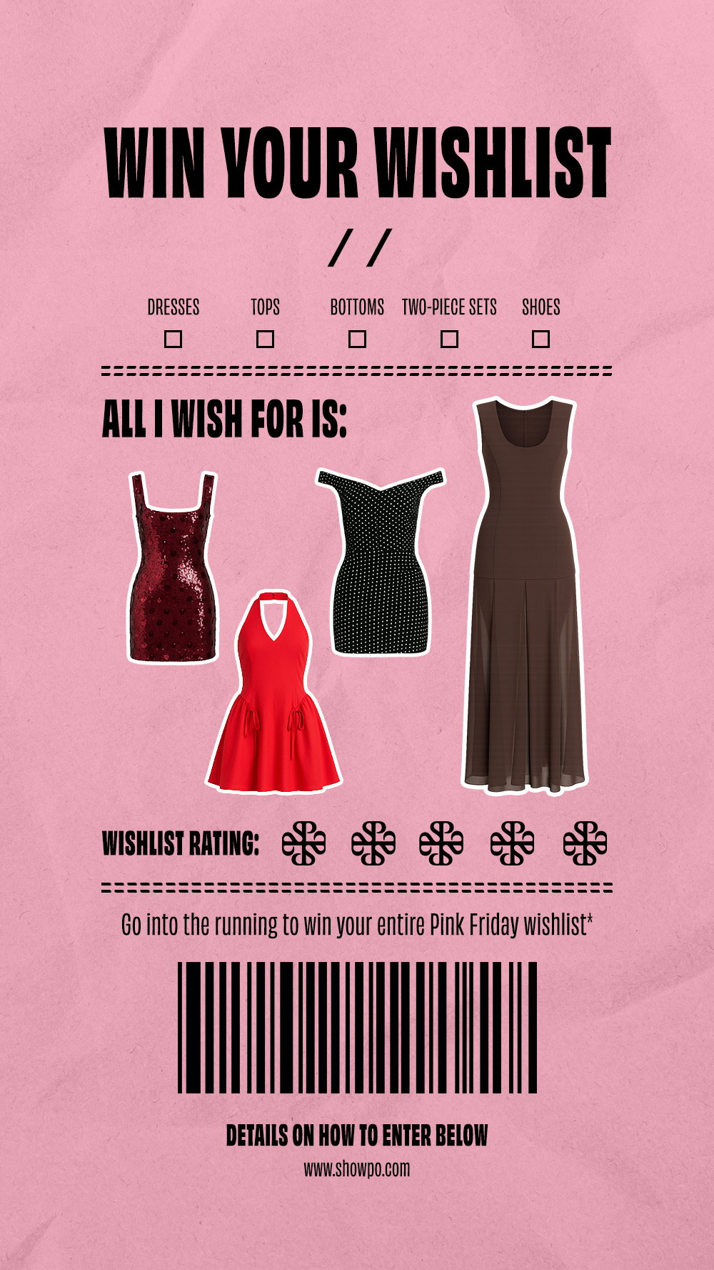 SHOWPO: Win $1000 Worth of Your Wishlist Picks! | Milled