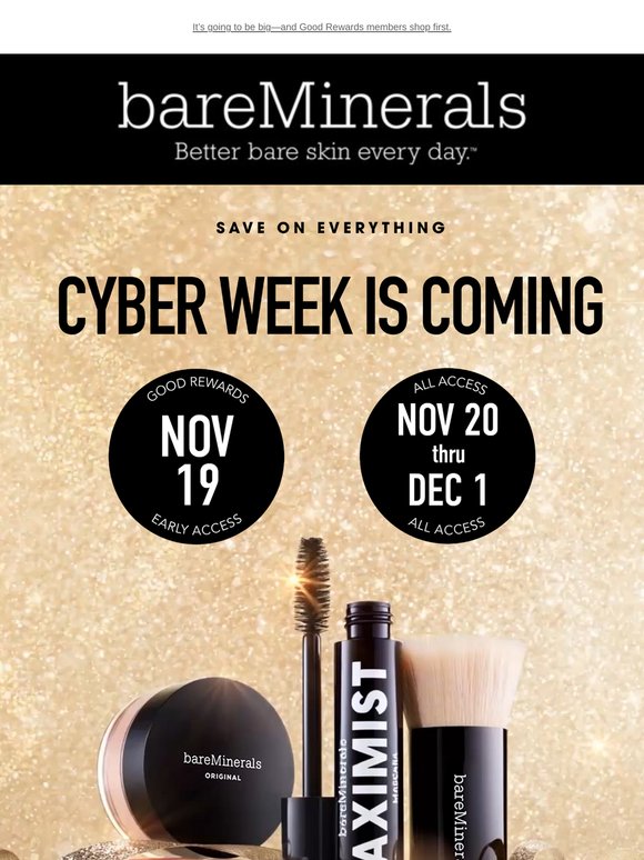bareMinerals: Want early access to our best sale of the year? | Milled