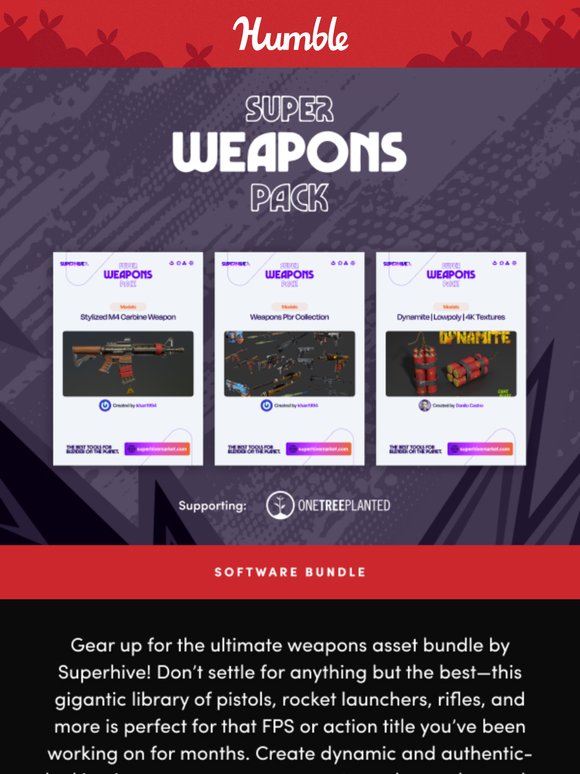 Humble Bundle: BOOM! An all-new Super Weapons asset bundle has arrived ...