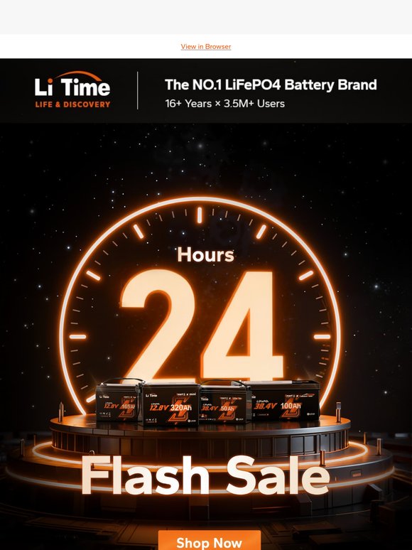 LiTime: 🛒Final Hours Countdown — Lowest Prices Just Arrived! | Milled