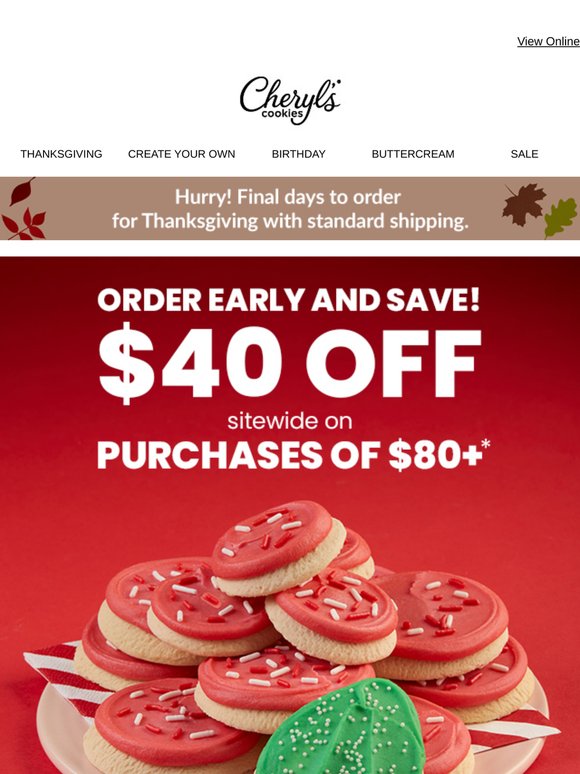 Harry & David: Why wait? Save $40 on holly jolly gifts today! | Milled