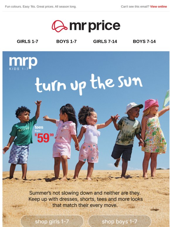 Mr Price: Summer faves fully loaded from R59.99 🤩 | Milled