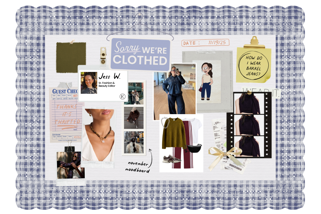 The Everygirl: how do I wear barrel jeans? plus, the trend I'm seeing ...