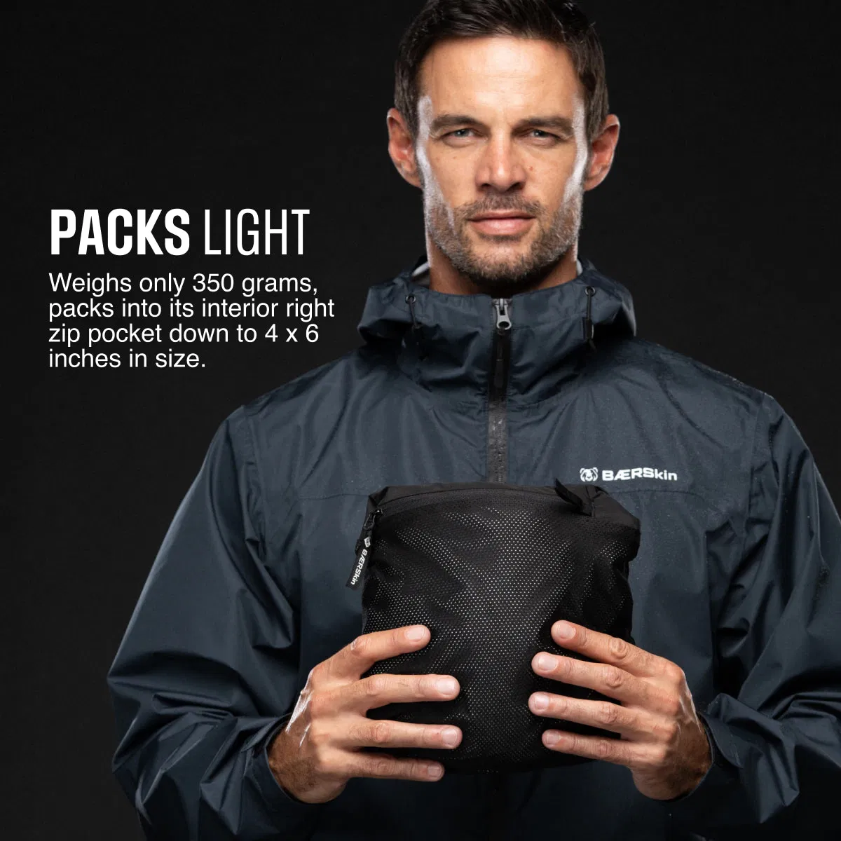 Bearskin Tactical Supply Co.: This rain jacket folds away into a tiny ...