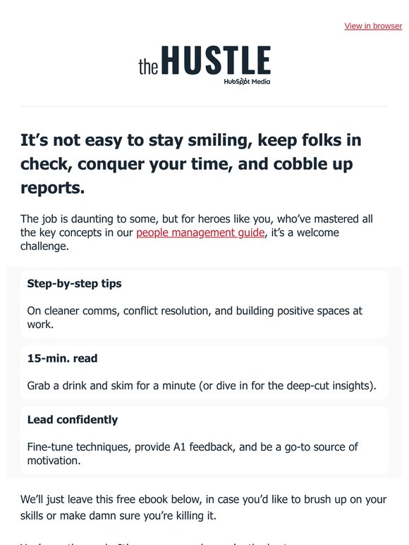 HubSpot: How to manage peers and employees 😬 | Milled