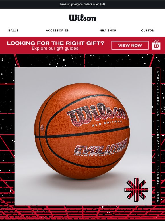 Wilson: Evo*Editions Drop 311: The 1980s Video Game Throwback | Milled