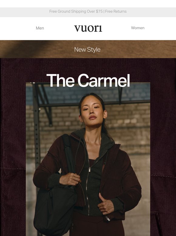 Vuori: Get Cozy In The Carmel Corduroy Puffer | Milled