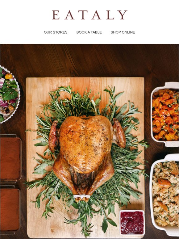 Eataly: Pre-Order Your Thanksgiving Dinner | Milled