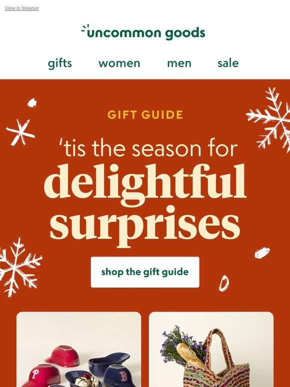 Uncommon Goods: 'Tis the season for an uncommon gift guide 🎁 | Milled