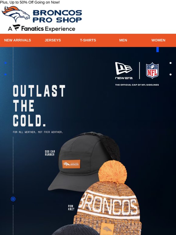 Denver Broncos: Be Ready For Winter >> Shop Sideline Cold Weather Gear ...
