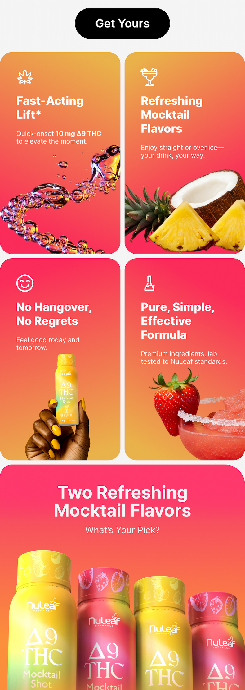 NuLeaf Naturals: Swap the Cocktails for D9 THC Mocktails | Milled