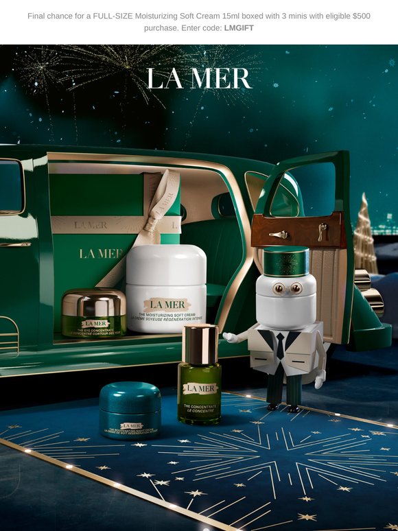 La Mer: LAST CHANCE exclusive holiday gifts, on us | Milled