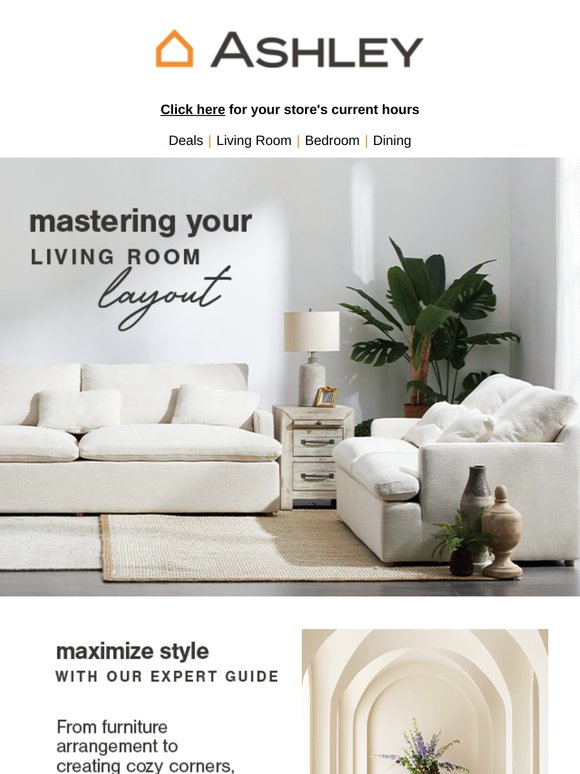 Ashley Furniture: Genius Living Room Layout Tips Inside! | Milled
