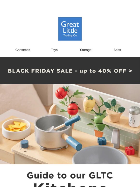 Great Little Trading Co: Black Friday play kitchen deals await 🎉 | Milled