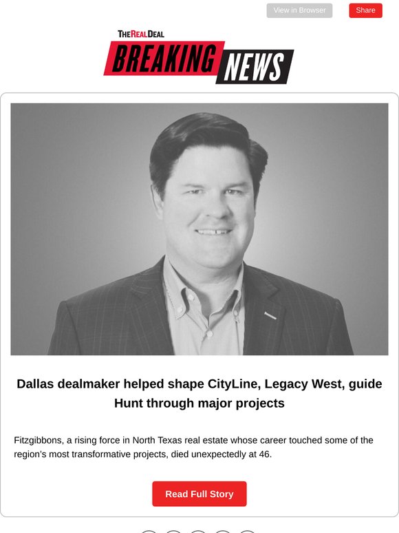 The Real Deal: BREAKING: Hunt Realty president Colin Fitzgibbons dies ...