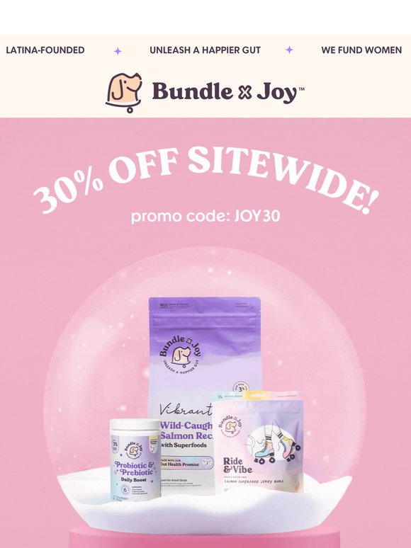 Bundle Joy: 🐩WOOF! Your 30% Off Starts NOW! | Milled