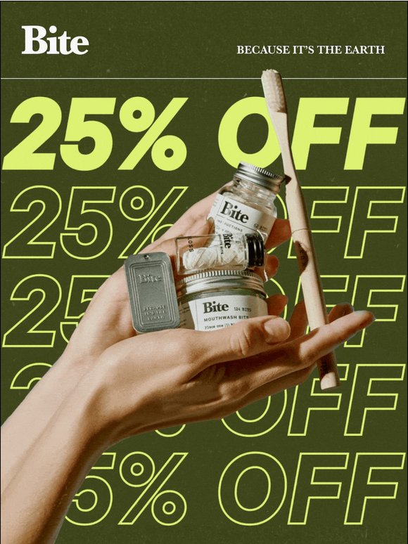 Bite: 25% off self-care rituals. | Milled