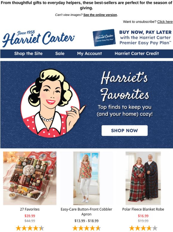 Harriet Carter: Harriet’s Picks We're Thankful For—Give & Get for Less ...