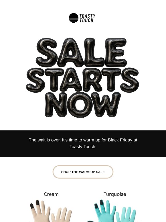 Toasty Touch: Toasty in Color: 48-Hour Sale Starts Now | Milled