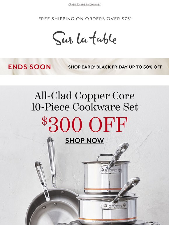 Sur La Table: Luxe for less? Enjoy up to $300 OFF All-Clad! | Milled