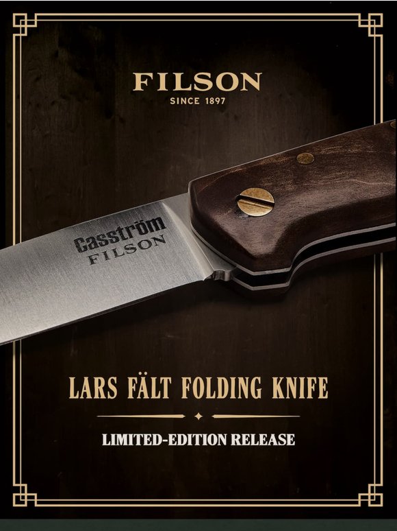 Filson: Filson × Casström Limited-Edition Folding Knife | Milled