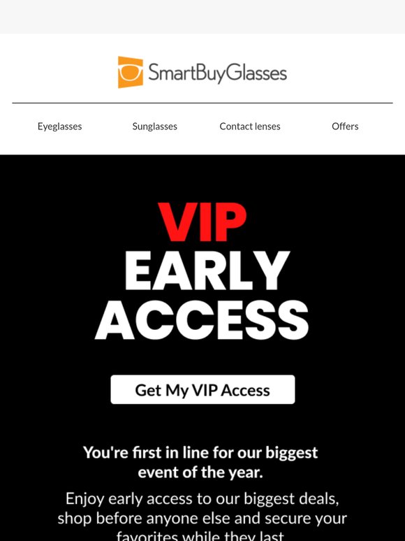 SmartBuyGlasses: Black Friday VIP Early Access is Live | Milled