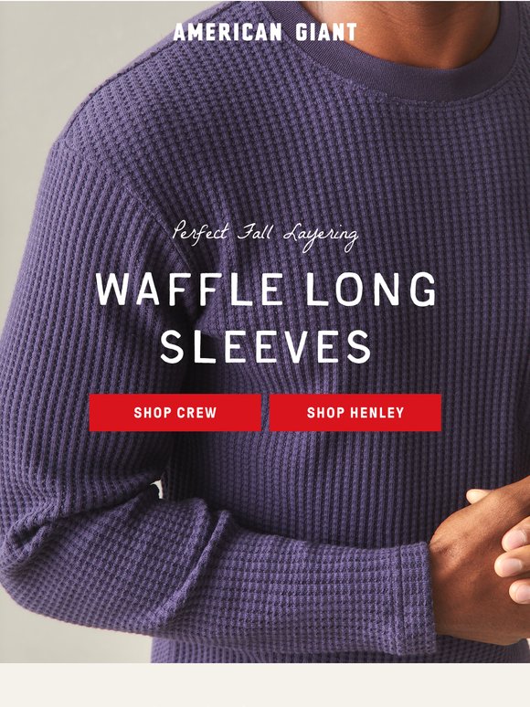 American Giant: Shop the Waffle Collection | Milled