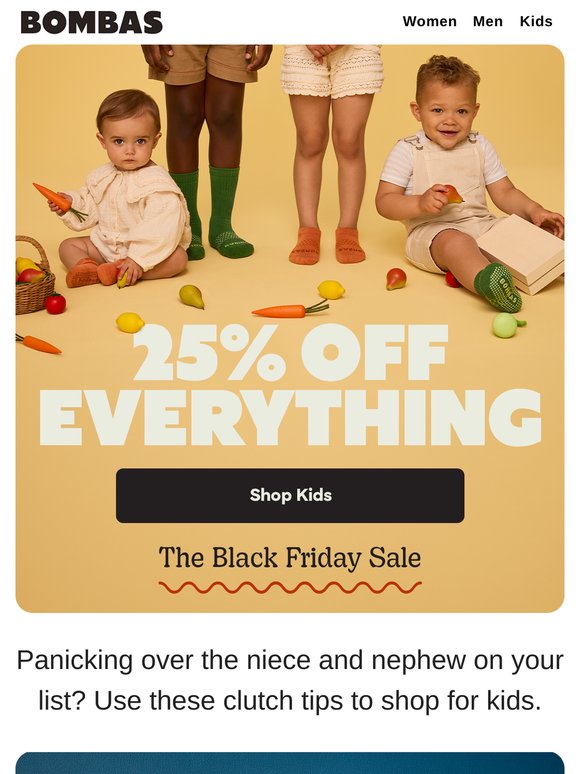 Bombas: Gifts for Kids (Plus 25% Off Everything) | Milled
