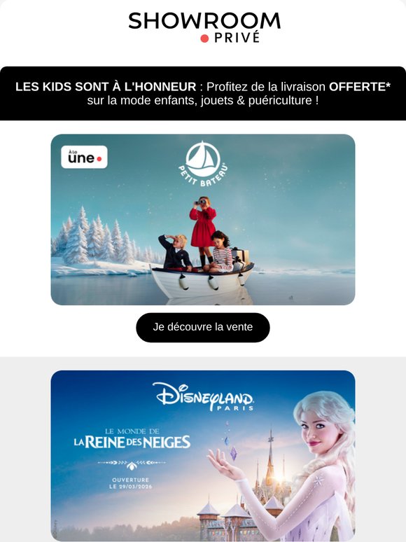 Showroomprive: DISNEYLAND® PARIS, JULES, DR. MARTENS et 46 nouvelles ...