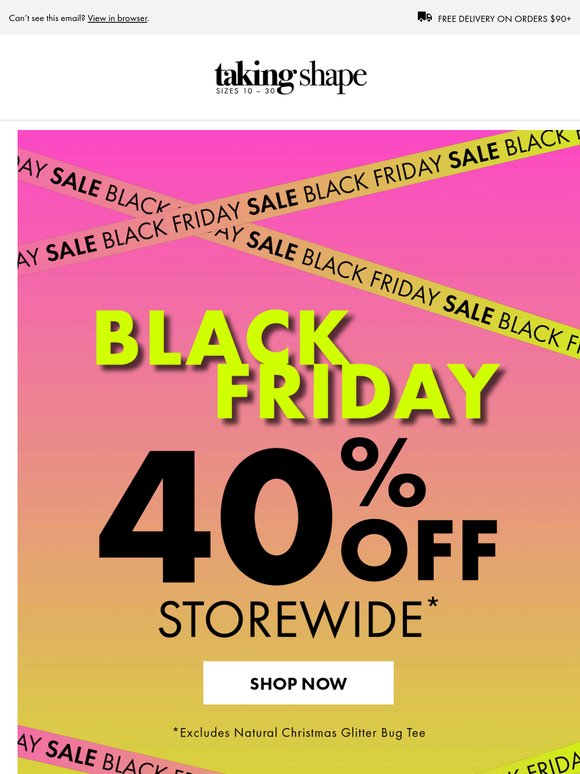 Taking Shape: 🚨Black Friday: —, 40% Off Storewide Starts Now | Milled