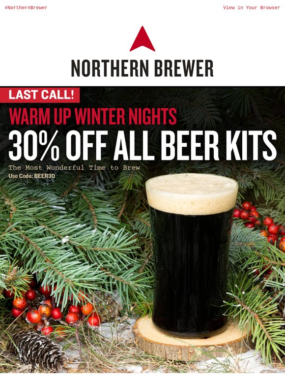 Northern Brewer: Get These Beer Kits 30% Cheaper Before It's Too Late ⏳ ...