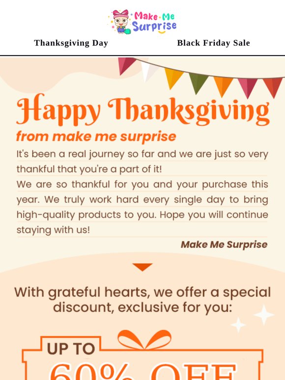 Make Me Surprise: Re: Just a Note of Thanks | Milled