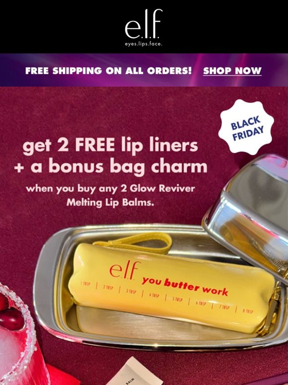 Elf Cosmetics: NEW! Glow Reviver Melting Lip Balm in Candied Cranberry ...