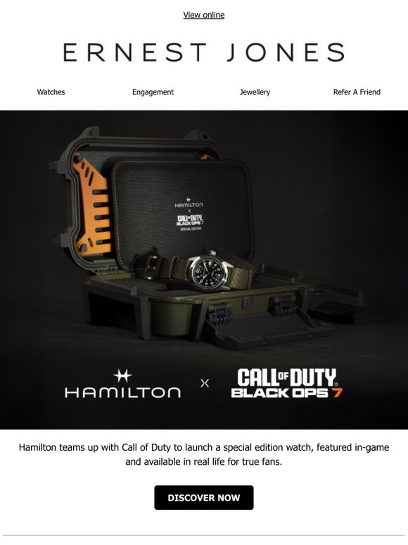Ernest Jones: Hamilton x Call of Duty Black Ops 7 | Milled