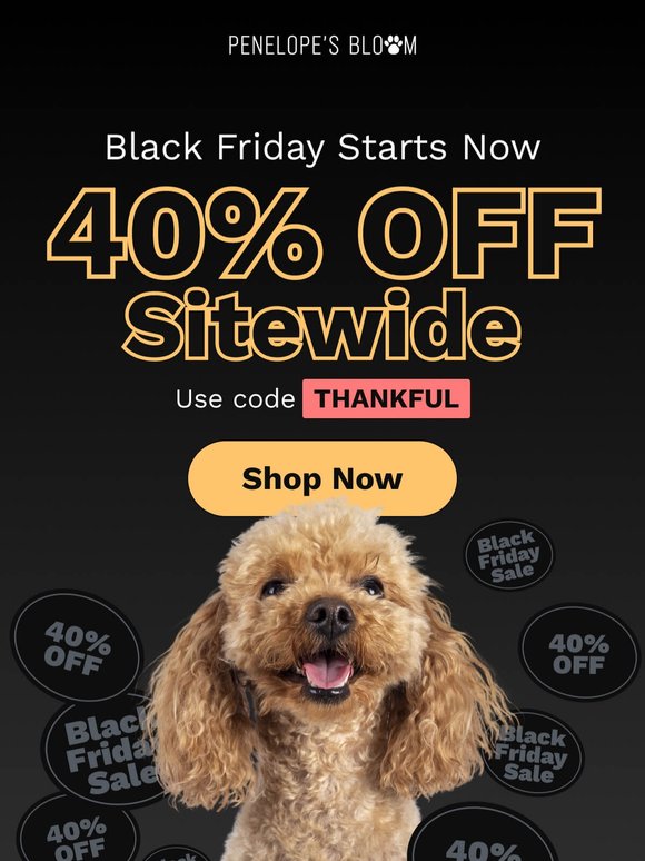 Penelope's Bloom: Black Friday Is Here — Wellness Wins 40% OFF | Milled