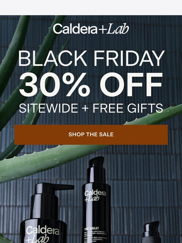 Caldera + Lab: Black Friday is Here! 🎉 | Milled