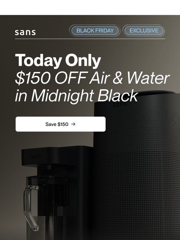 Sans: One Day Only: Even Deeper Discounts For Black Friday | Milled
