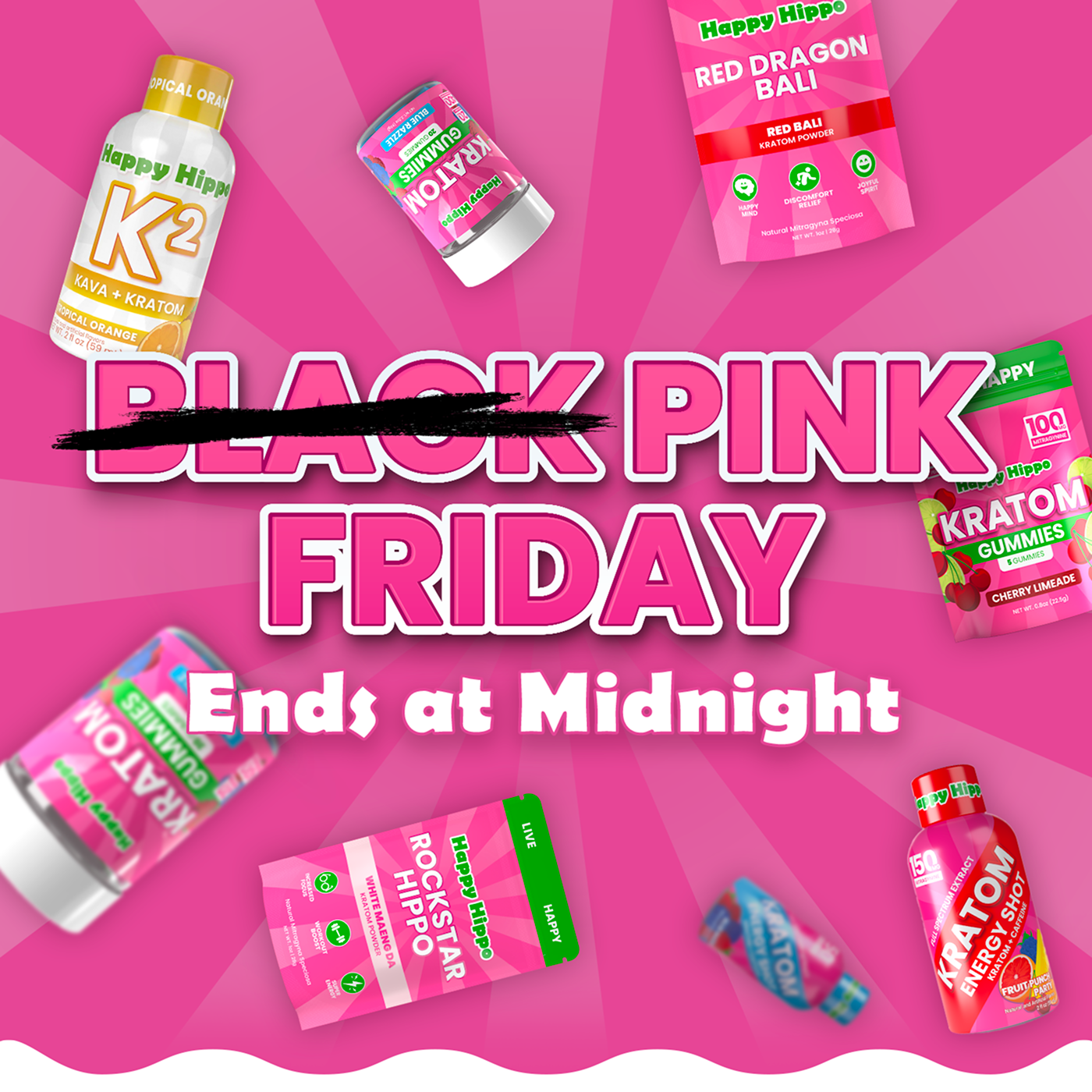 Happy Hippo: 🩷Last Call: Pink Friday Ends Tonight! | Milled