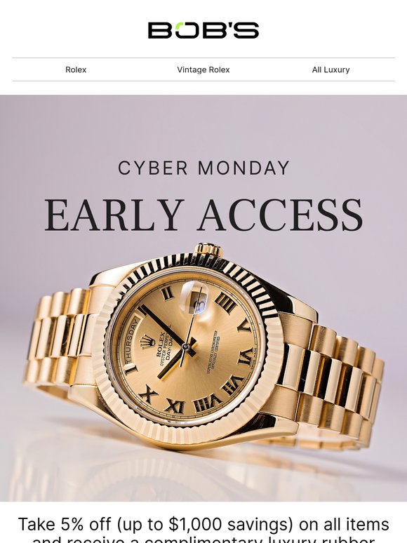 Mens Watches Cyber Monday