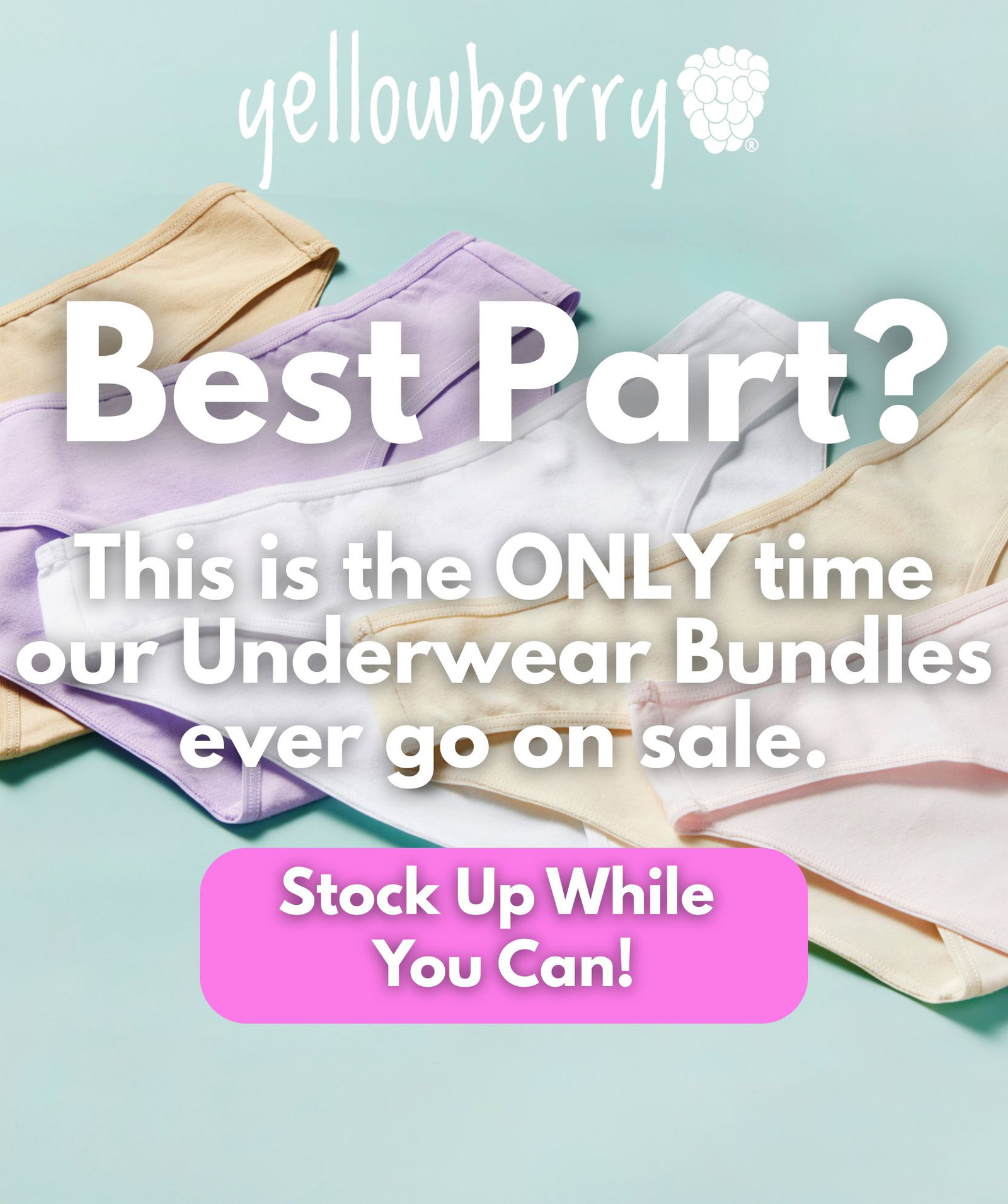 Yellowberry: 🚨EXTRA 20% Off Underwear Bundles!🚨 | Milled