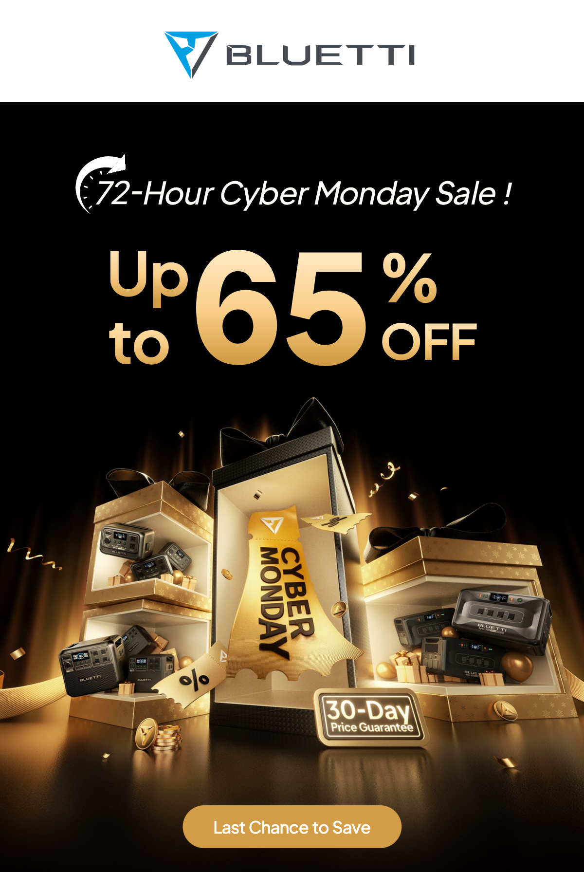 Bluetti: 🔥72 HOURS TO POWER UP: Cyber Monday Sale ENDS | Milled