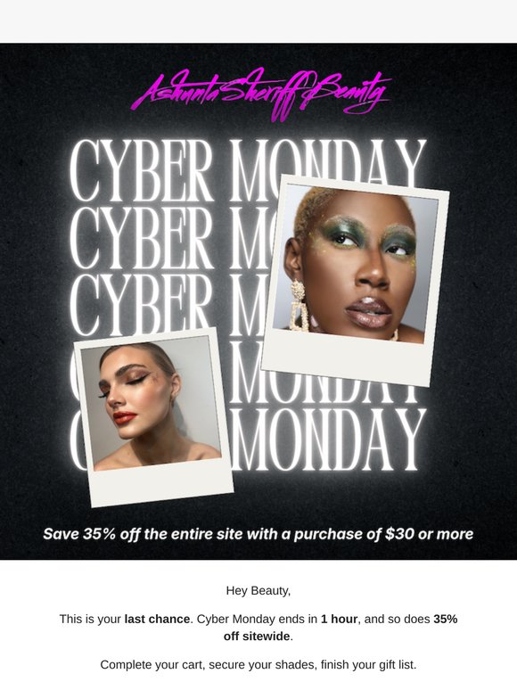 Ashunta Beauty: One hour left to grab 35% off sitewide! | Milled