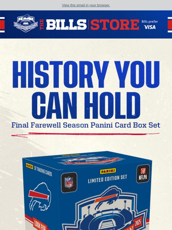Buffalo Bills: Exclusive Bills Shop Drop: Highmark Stadium Farewell ...