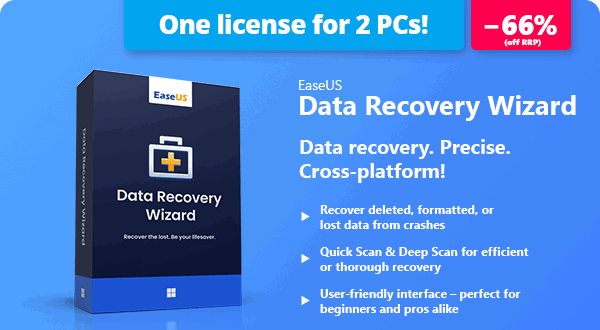 Ashampoo: EaseUS Data Recovery Wizard - Recover deleted, formatted, or ...