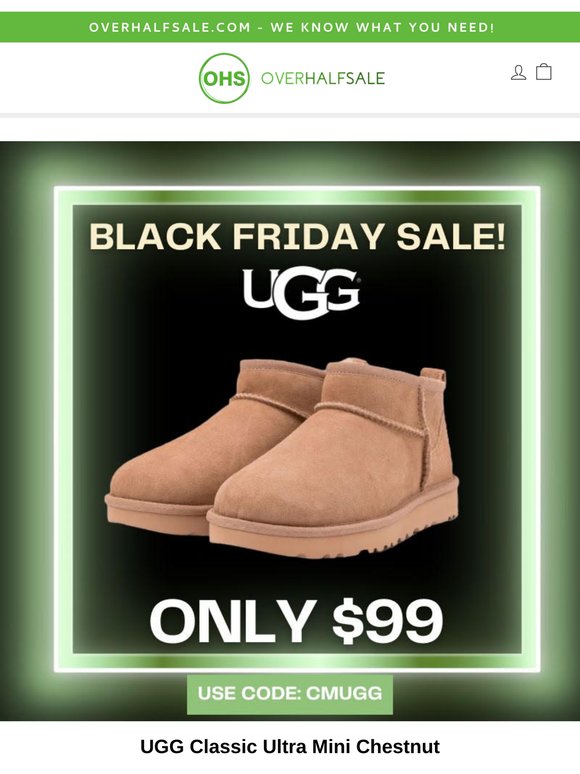 Overhalf Sale: 🚨Cyber Monday Last Chance - Uggs $99 🚨 | Milled