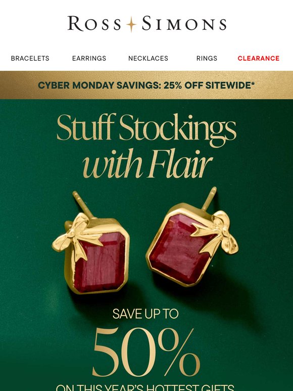 Ross-Simons: Save up to 50% on stocking stuffers | Milled
