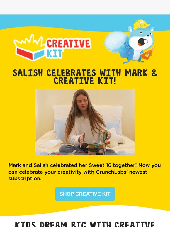 CrunchLabs: Salish's Birthday Surprise: Creative Kit! | Milled