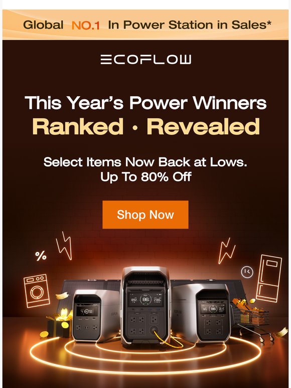 EcoFlow: 🏆 Top Sellers Revealed — Select Prices Return | Milled