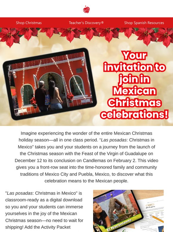 Teacher's Discovery: “Las posadas” Video Takes Students into the Heart ...