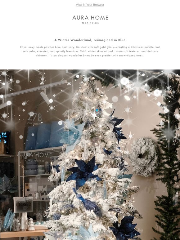 Aura Home: Sapphire & Snow: Meet your Winter Wonderland ️💙 | Milled